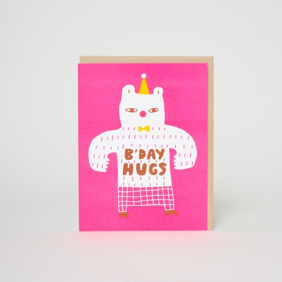 Birthday Bear Hugs Card | Tiny Turns Paperie